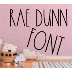 Rae Dunn Font,Rae Dunn Font TTF,Rae Dunn Font SVG,Cricut Font,Font Svg ...
