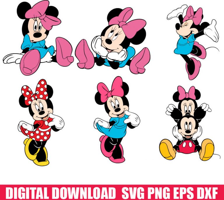 Minnie mouse svg,minnie mouse cricut,Cricut Vector File,Cut File Cricut
