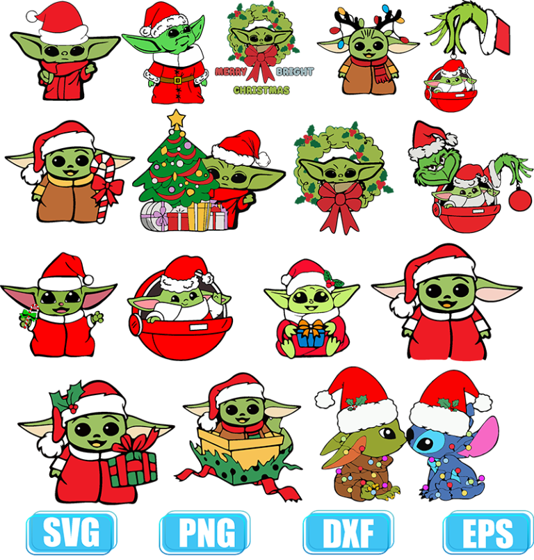 yoda christmas svg,christmas yoda svg,mandalorian christmas svg
