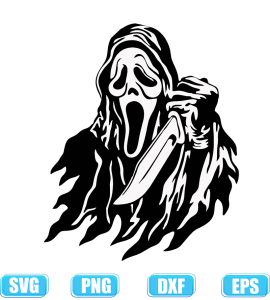 Ghostface SVG,ghost face svg,scream svg,halloween svg,horror movie svg